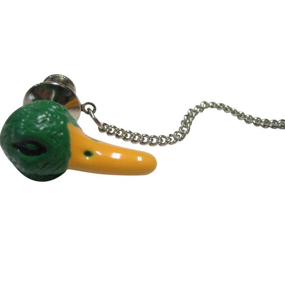 Kiola Designs | Accessories | Colored Mallard Duck Head Tie Tack | Poshmark